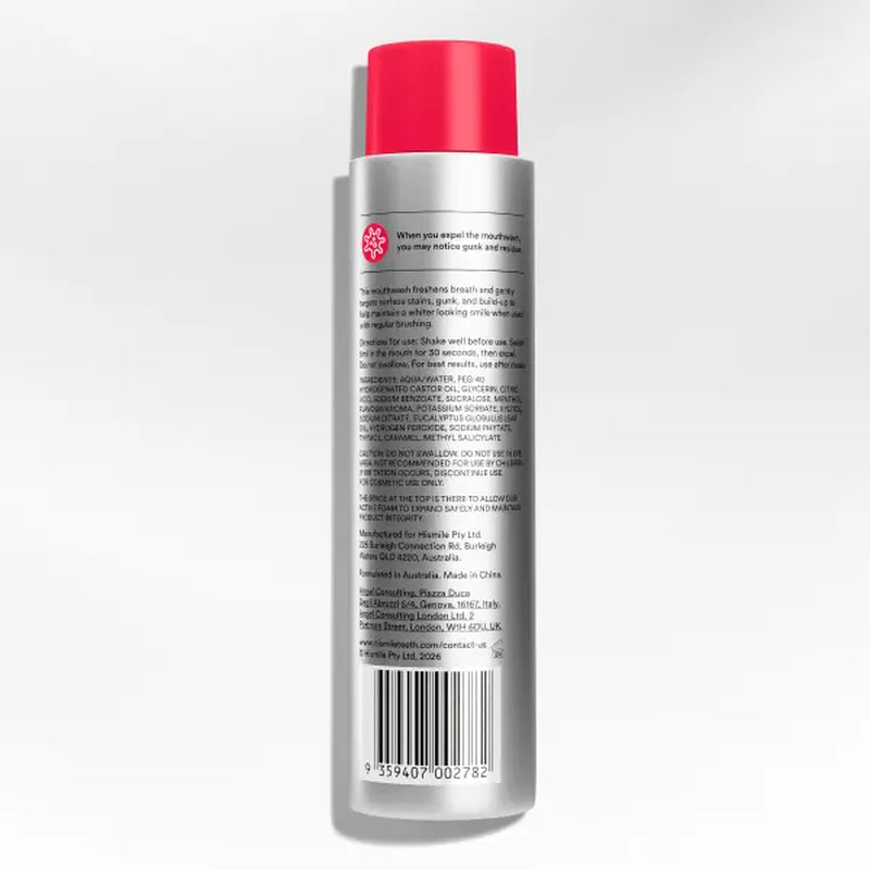 Hismile Id Stain Whitening Mouthwash for White Teeth, Freshens Breath ...